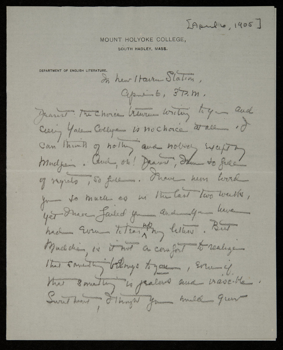 A Death in the Family – Mary Woolley & Jeannette Marks: Life, Love ...